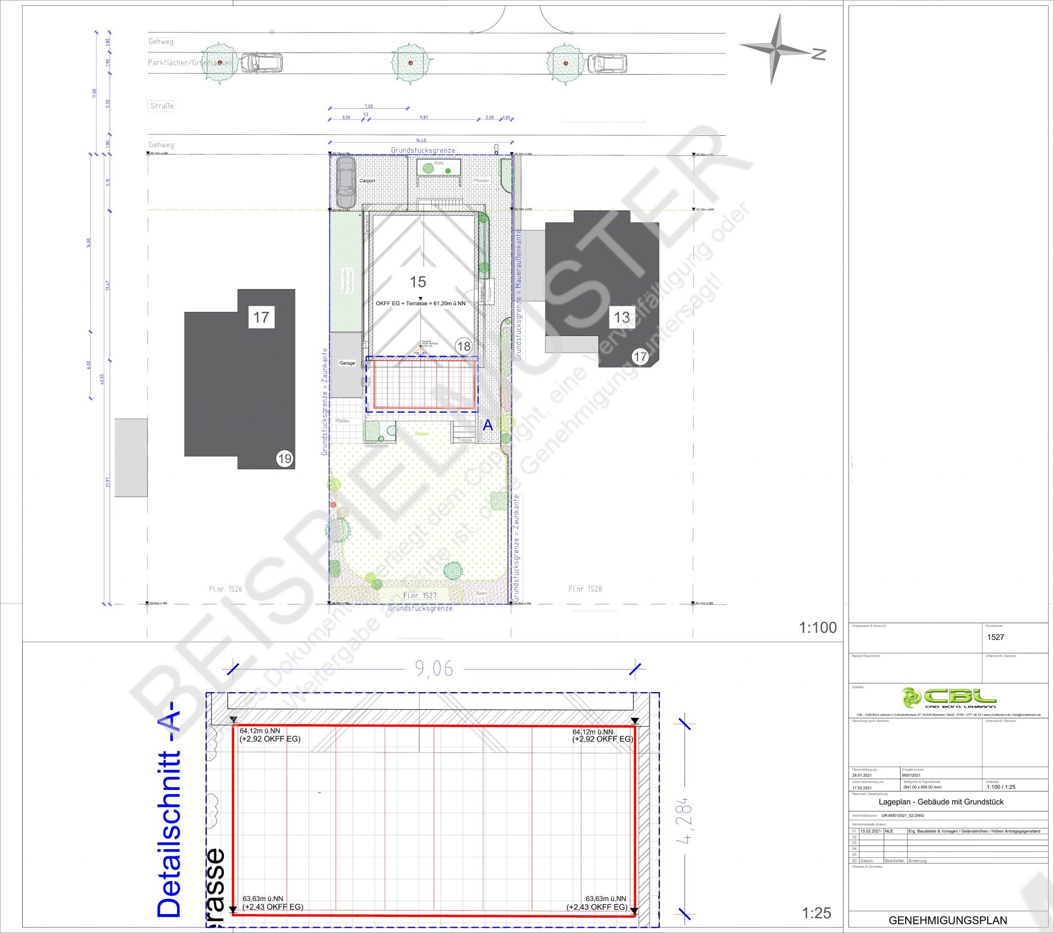 Lageplan | CBL - Cad Büro Lehmann